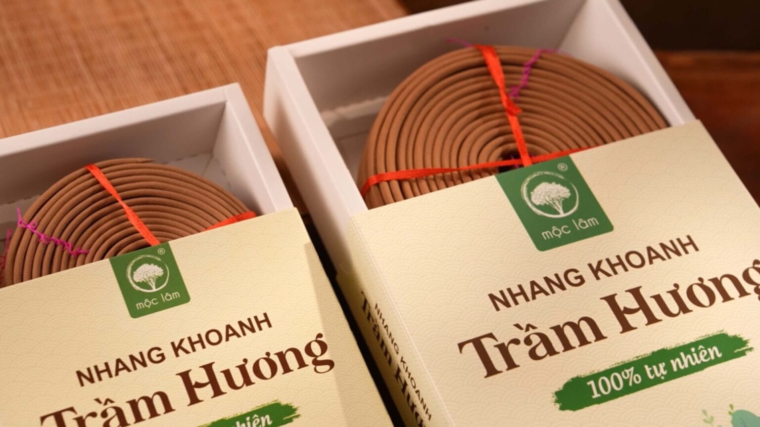 Nhang Khoanh Trầm Hương 24 Giờ | Nhang Mộc Lâm